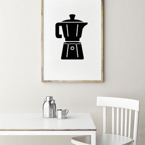 Coffee Pot INSTANT DOWNLOAD Printable Art, Coffee Printables, Brew ...
