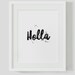 Holla Watercolor Printable, Holla Download, Holla Art Print, Holla ...