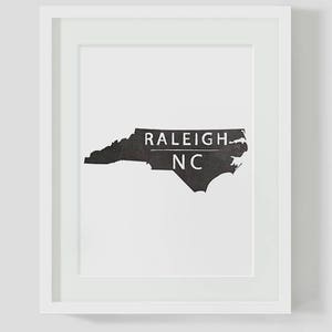 Raleigh Printable Art, North Carolina Printable Art, North Carolina Art ...