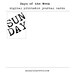 Days of the Week - Black and White Journal Cards, Project Life, Digital ...