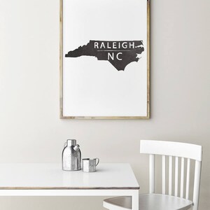 Raleigh Printable Art, North Carolina Printable Art, North Carolina Art ...