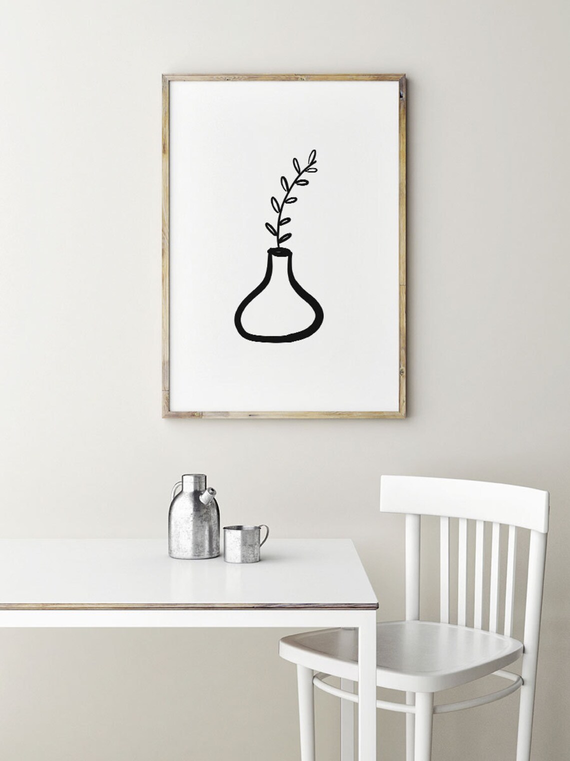 Minimalist Plant Illustration INSTANT DOWNLOAD Art, Illustration ...