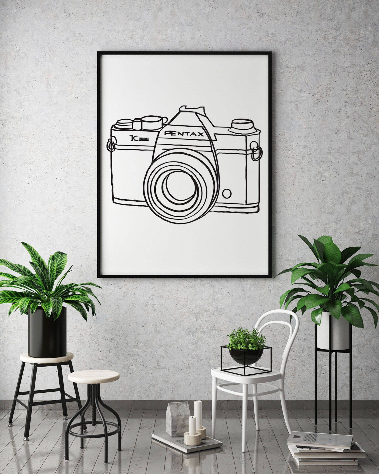 Pentax Film Camera INSTANT DOWNLOAD Printable Poster, Camera Printable ...