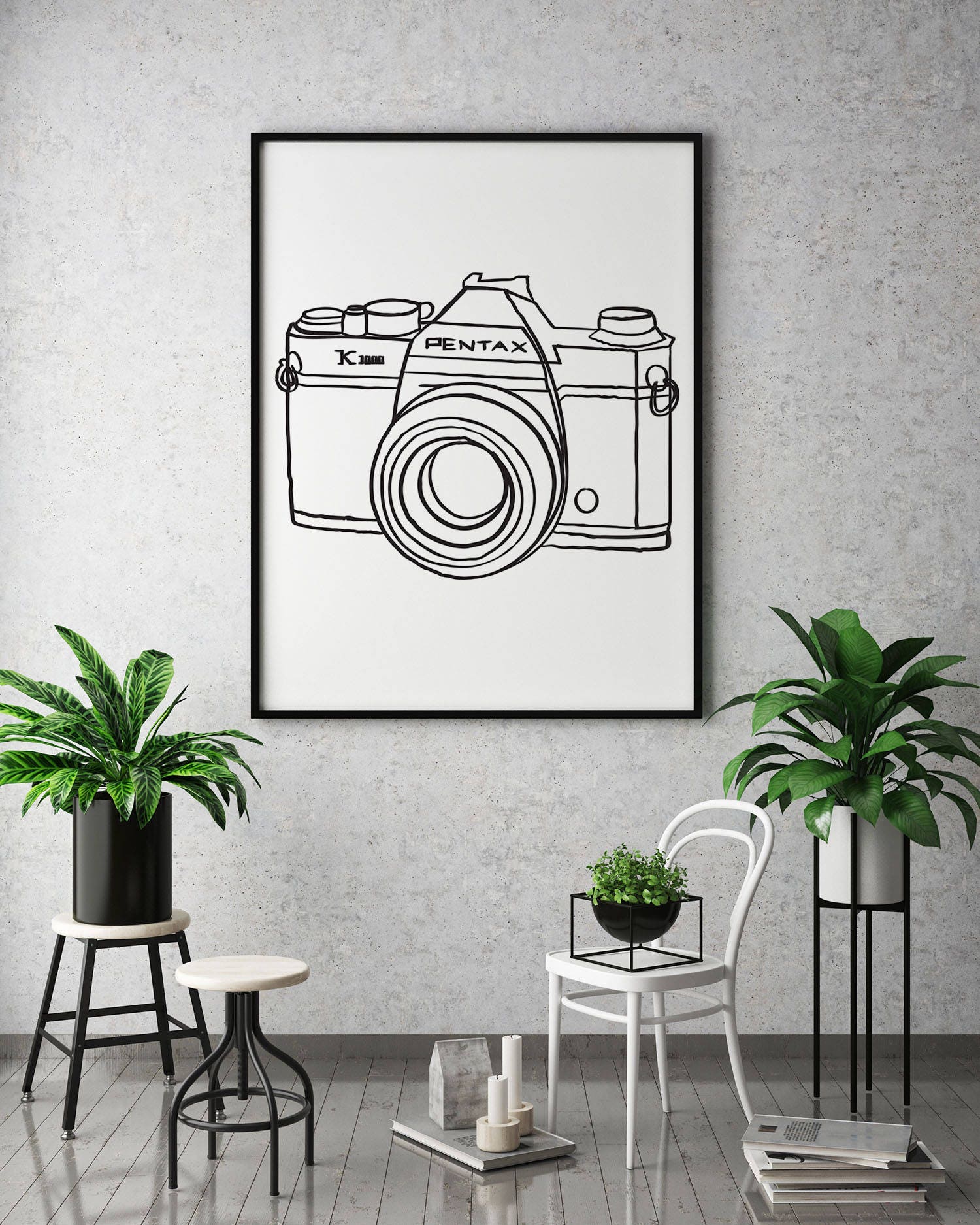 Pentax Film Camera INSTANT DOWNLOAD Printable Poster, Camera Printable ...