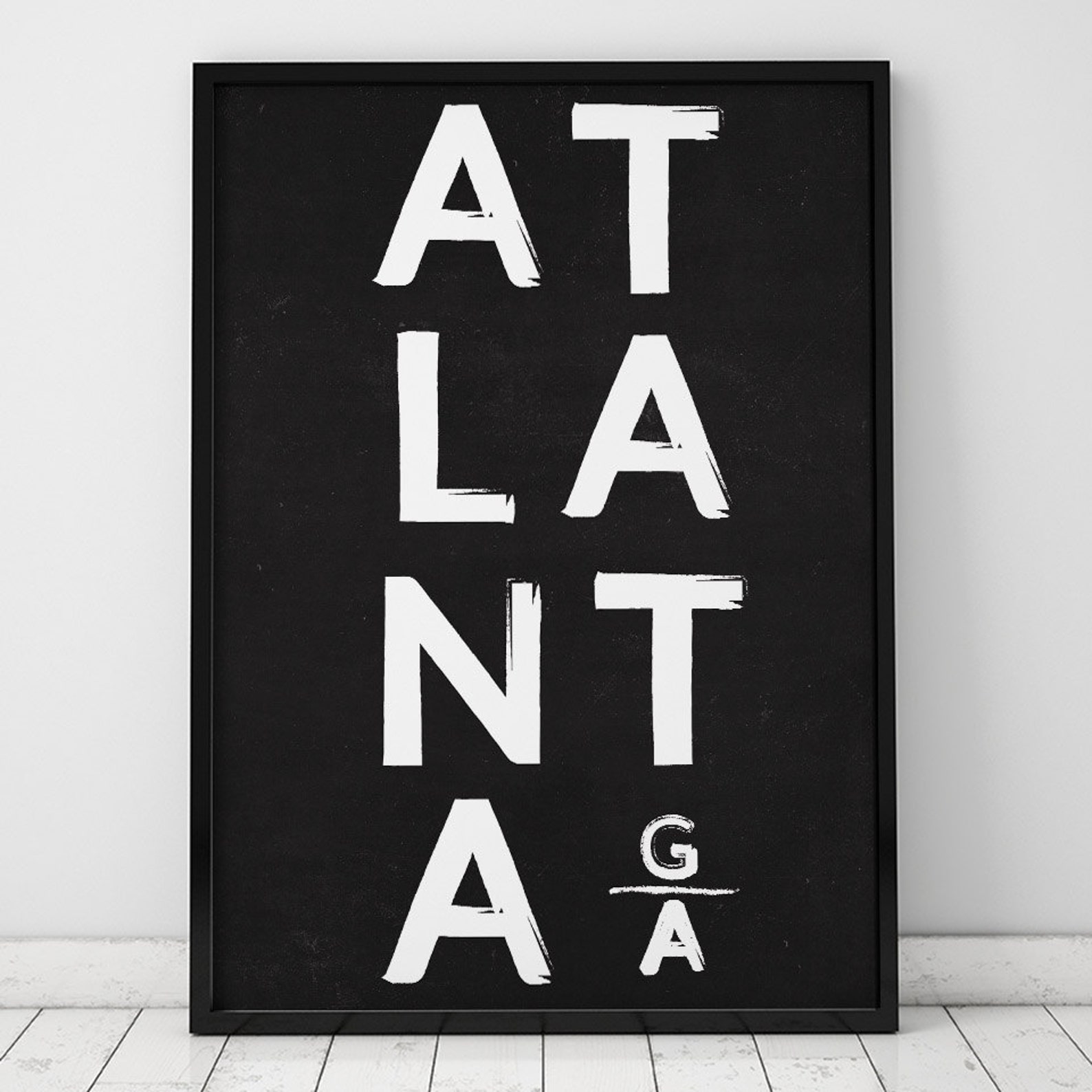 Atlanta Printable Art, Atlanta Art, Atlanta Poster, Georgia, Art Print ...