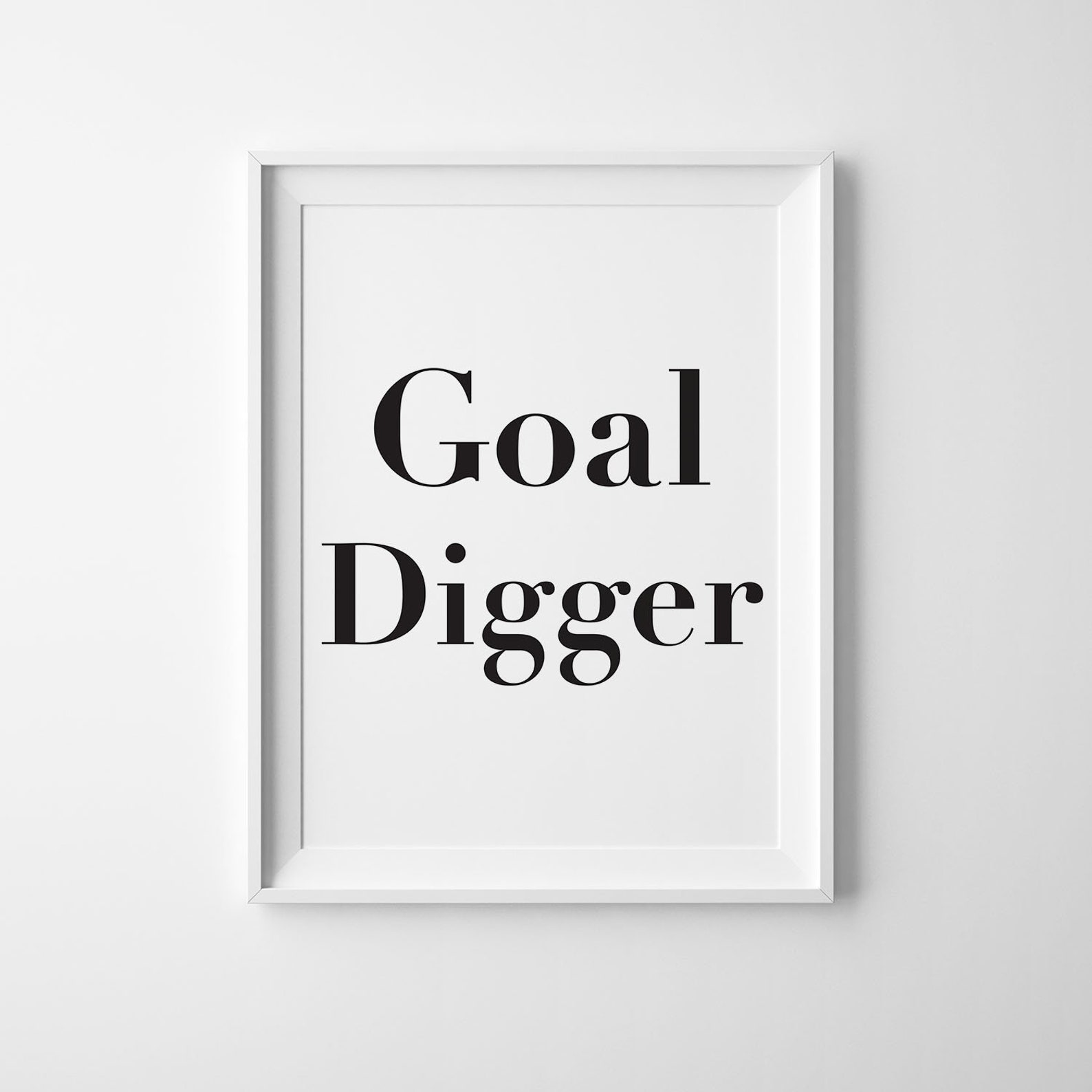 Goal Digger, Large Poster Printable, Large Printable, Instant Download ...
