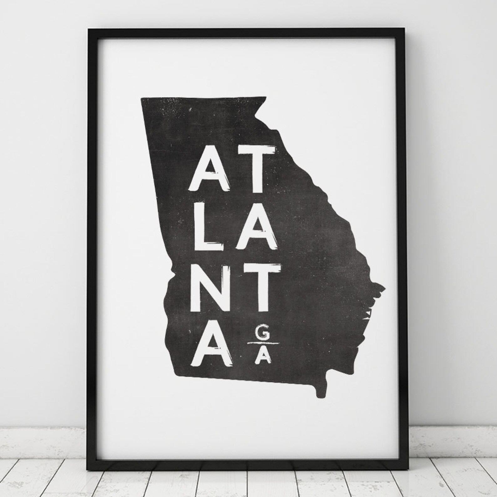 Atlanta Georgia Printable Art, Atlanta Art, Georgia Art, Art Print ...