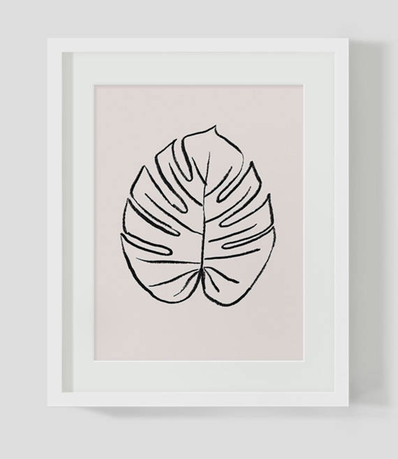 Monstera Illustration, Monstera Leaf, Drawing, Illustration, Printable ...
