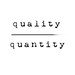 Quality Over Quantity, Typography Art, Typography, Printables, Instant ...