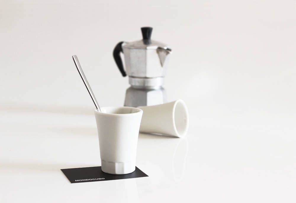 Modern Espresso Cup POSITANO. Italy Handmade Porcelain Ideal - Etsy