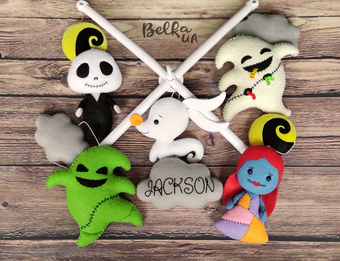 Nightmare Before Christmas Baby Mobile Hanging Decorations - Etsy