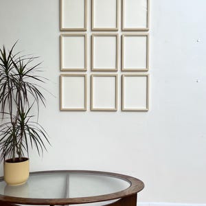 Set of 9 A4 Box Frames Wood or 8x10 Inches Thin Natural Wood - Etsy