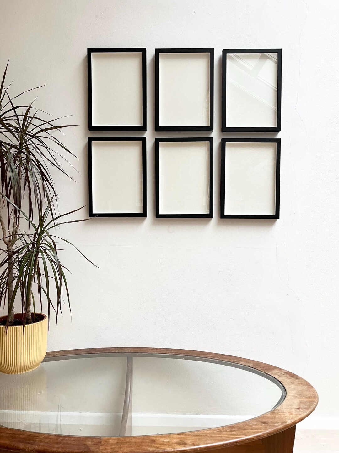 Set of 6 Black Box Frames A4 • Thin Black Wood Box Picture Frame - Etsy
