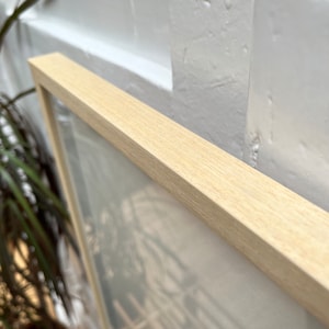 A3 / 30x40cm / 12x16in • Natural Wood Box Frame With Regular or UV Art ...