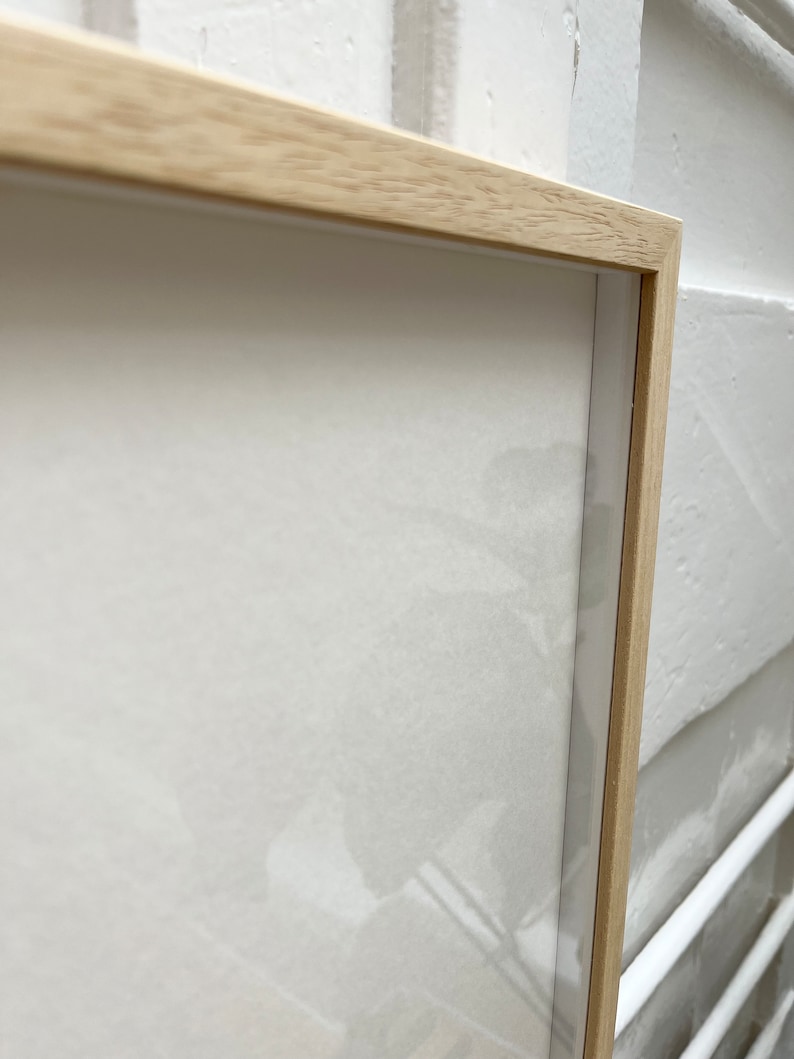 A3 / 30x40cm / 12x16in • Natural Wood Box Frame With Regular or UV Art ...