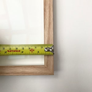 30x30cm Box Frame • Natural Oak Wood Box Frame - Etsy UK