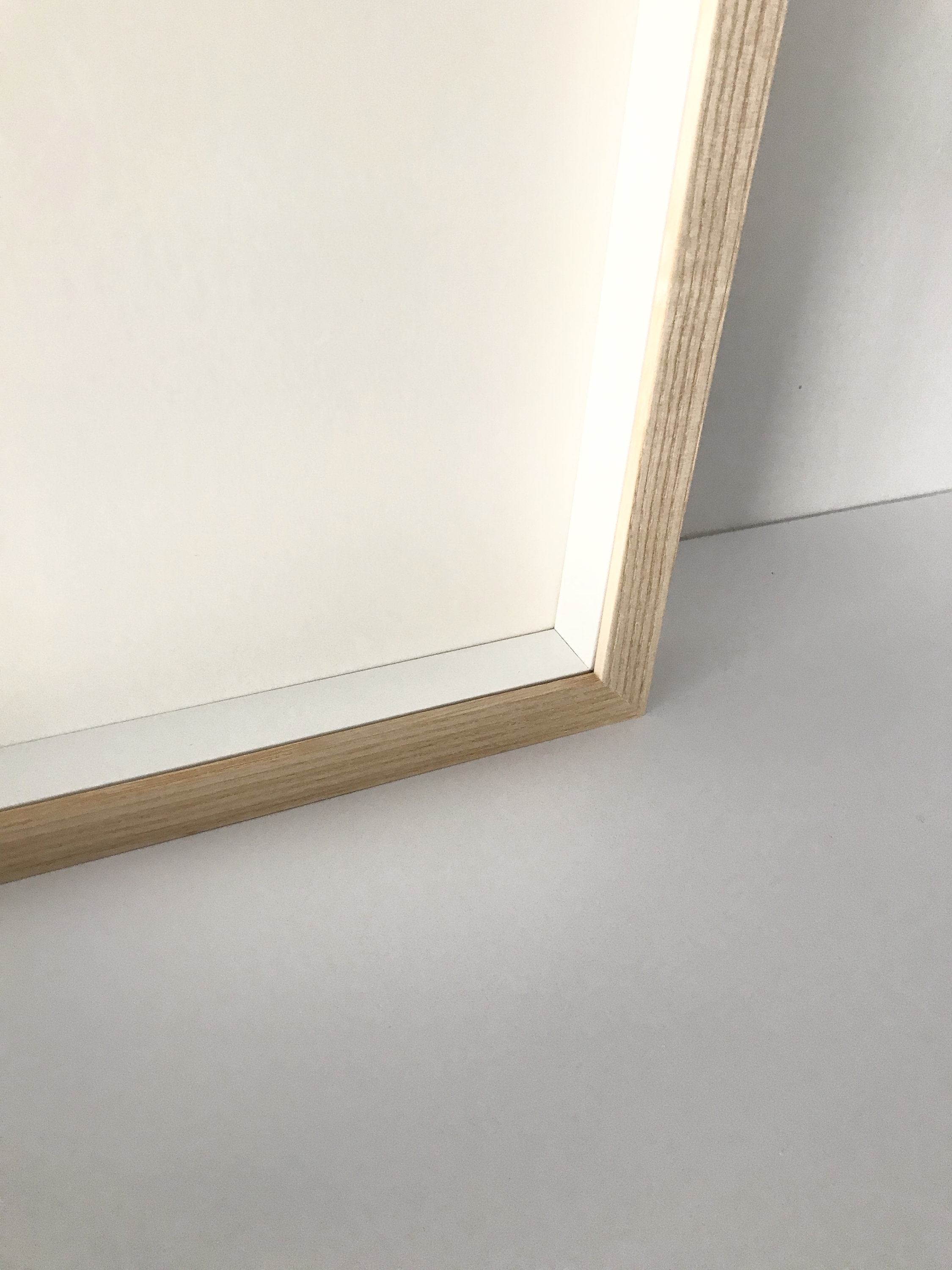 Box Frame A4 / 8x10in Solid Ash / Oak Wood Thin Photo / - Etsy UK