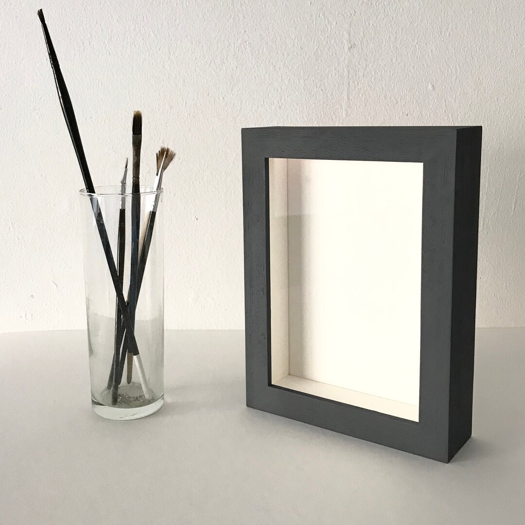 Deep Box Frame 5x7 Inches Deep Shadow Box Frame Grey 12.7x17.8cm More ...
