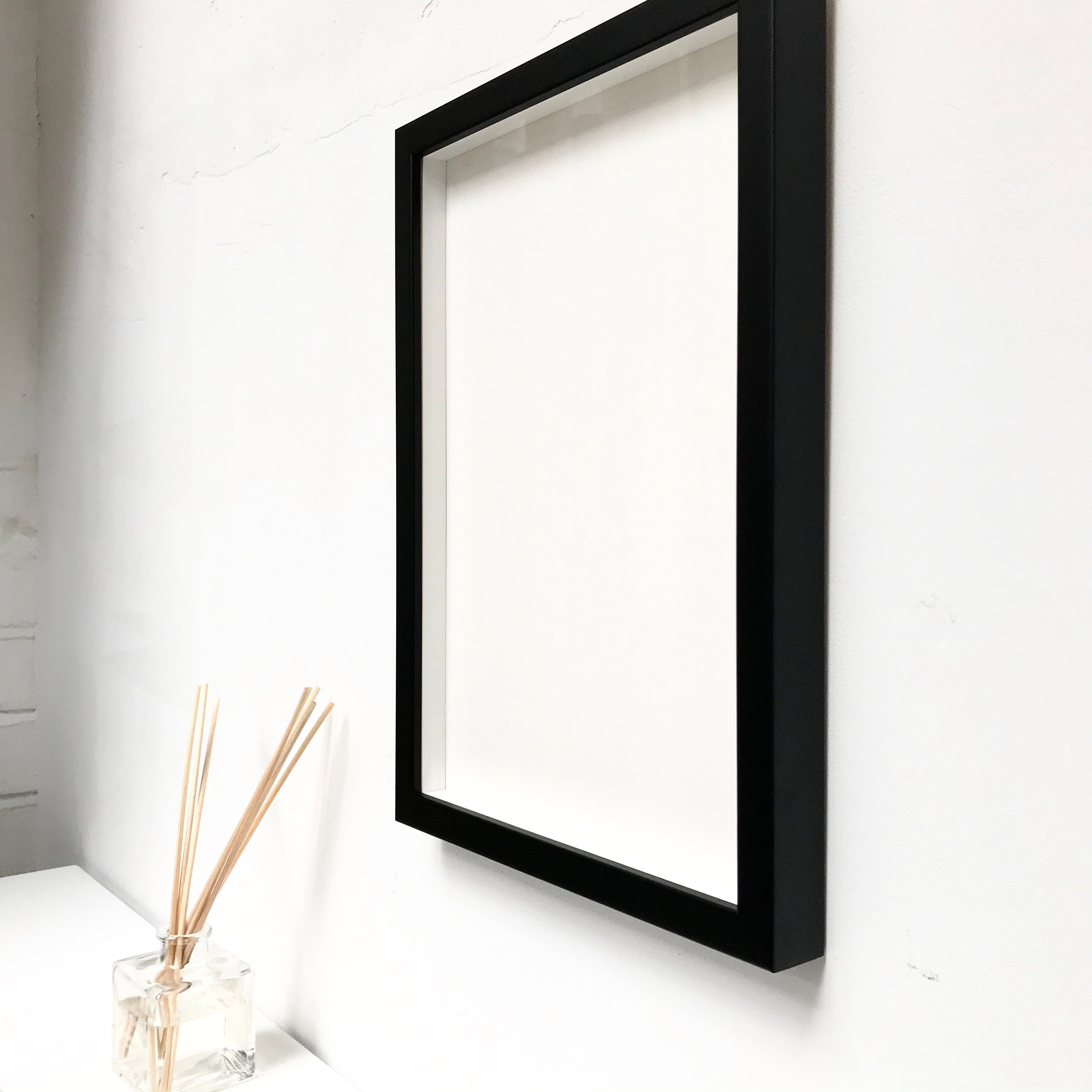 A4/8x10in • Thin Smooth Black Box Frame • Also Available in White - Etsy