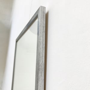 A3 Silver Frame Flat Distressed Gallery Acrylic / Glass Photo / Picture ...