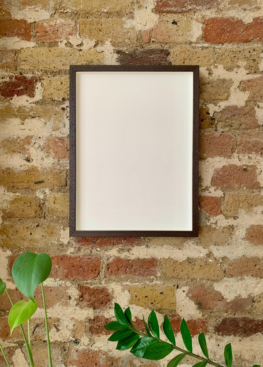 A3 Box Brown Frame • Matt Finish With Wood Grain • Thin Box Frame ...