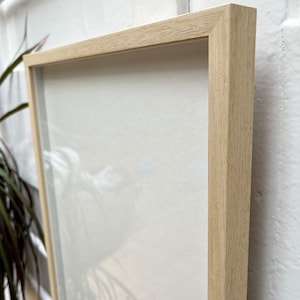 A3 / 30x40cm / 12x16in • Natural Wood Box Frame With Regular or UV Art ...