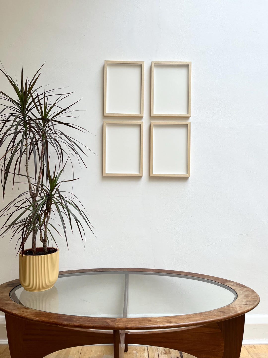 Set of 4 • A4 Box Frames Wood • or 8x10 Inches • Thin Natural Wood - Etsy