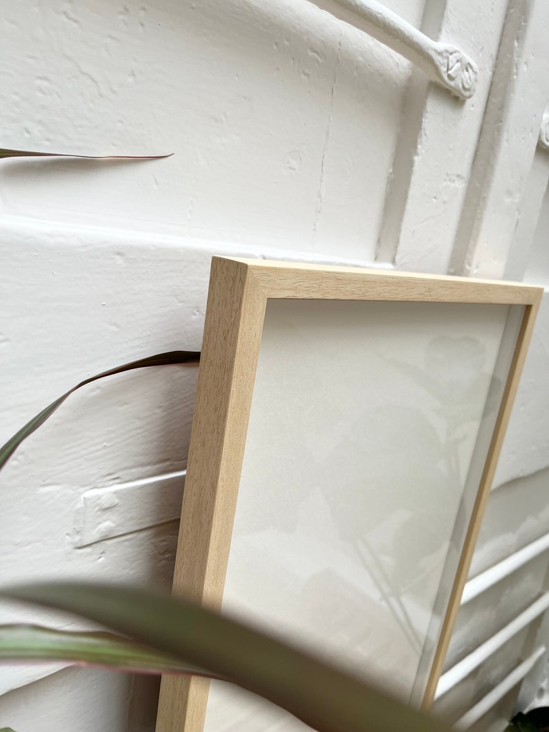 A3 / 30x40cm / 12x16in • Natural Wood Box Frame With Regular or UV Art ...