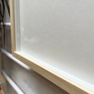 A3 / 30x40cm / 12x16in • Natural Wood Box Frame With Regular or UV Art ...