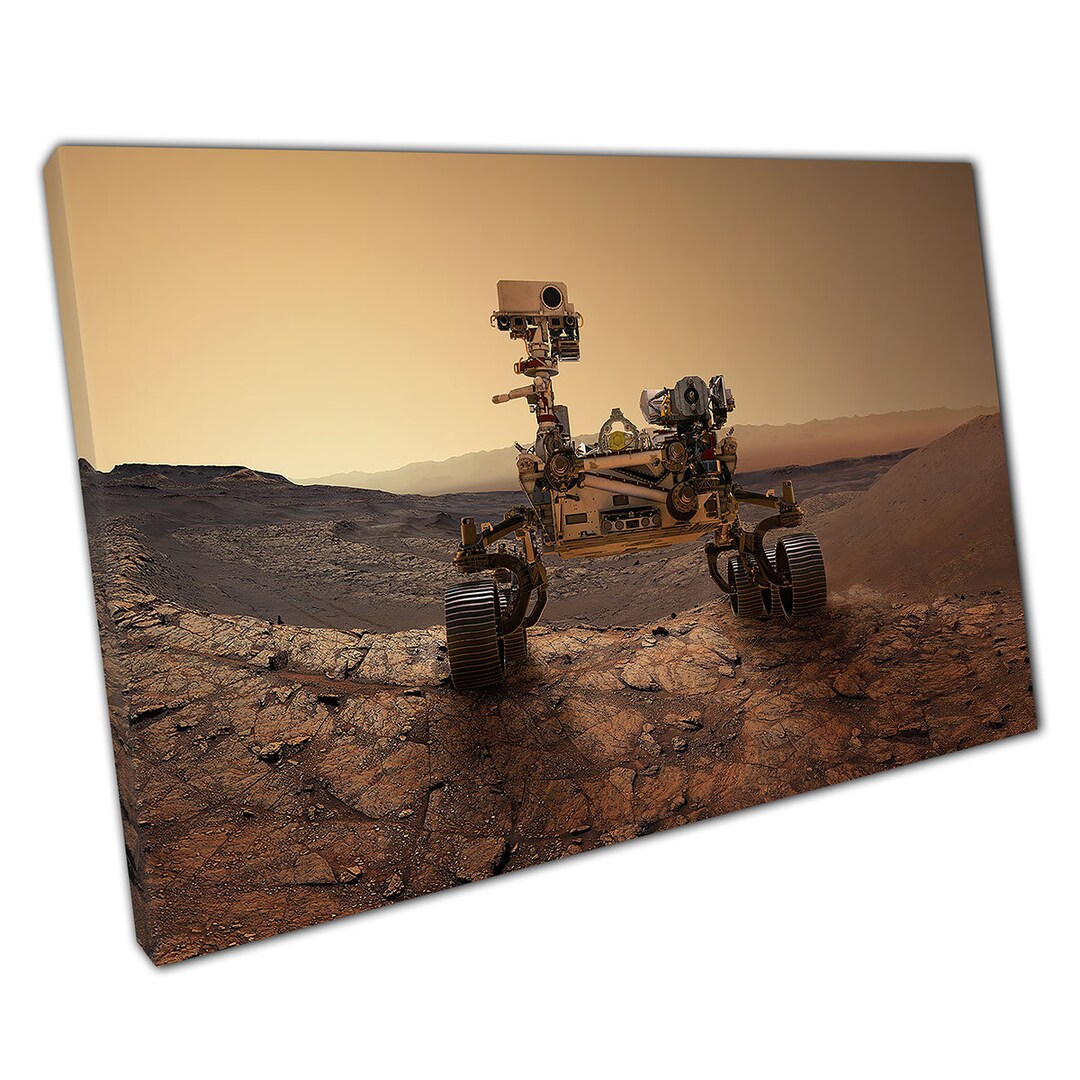 Mars 2020 Perseverance Rover Exploration: Science-inspired Canvas Wall ...