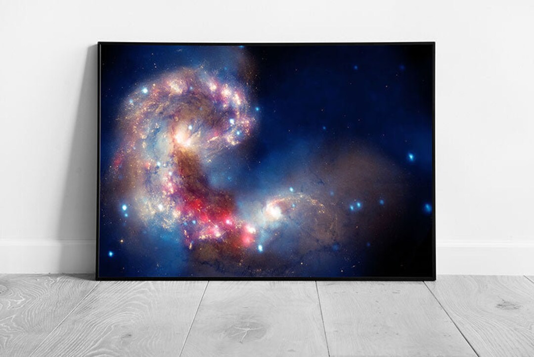 Universe Art Deep Space Cosmos Galaxies Stars Ready to Hang Wall Art ...