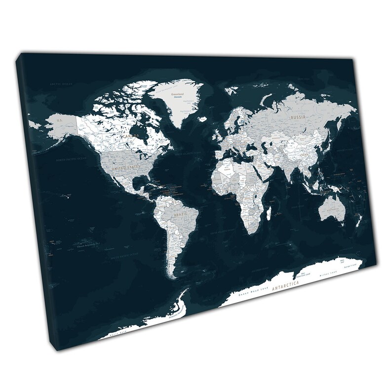 Carte Du Monde Des Pays Avec Des Noms Noir Gris Blanc Toile Etsy France carte-du-monde-des-pays-avec-des-noms-noir-gris-blanc-toile-etsy-france