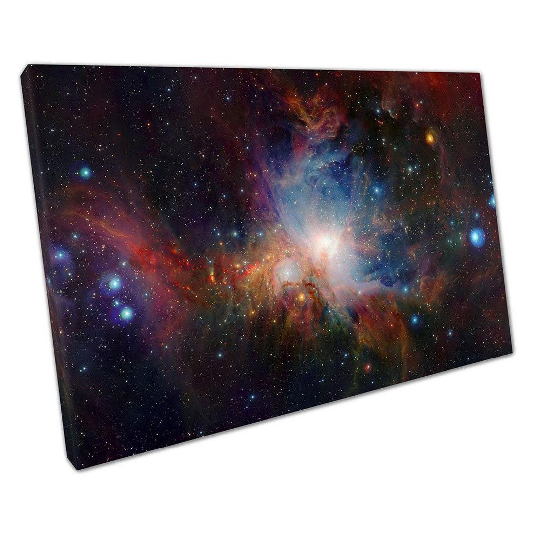 Cosmic Galaxy Wall Art: Framed Deep Space Print for Home, Office, Study ...