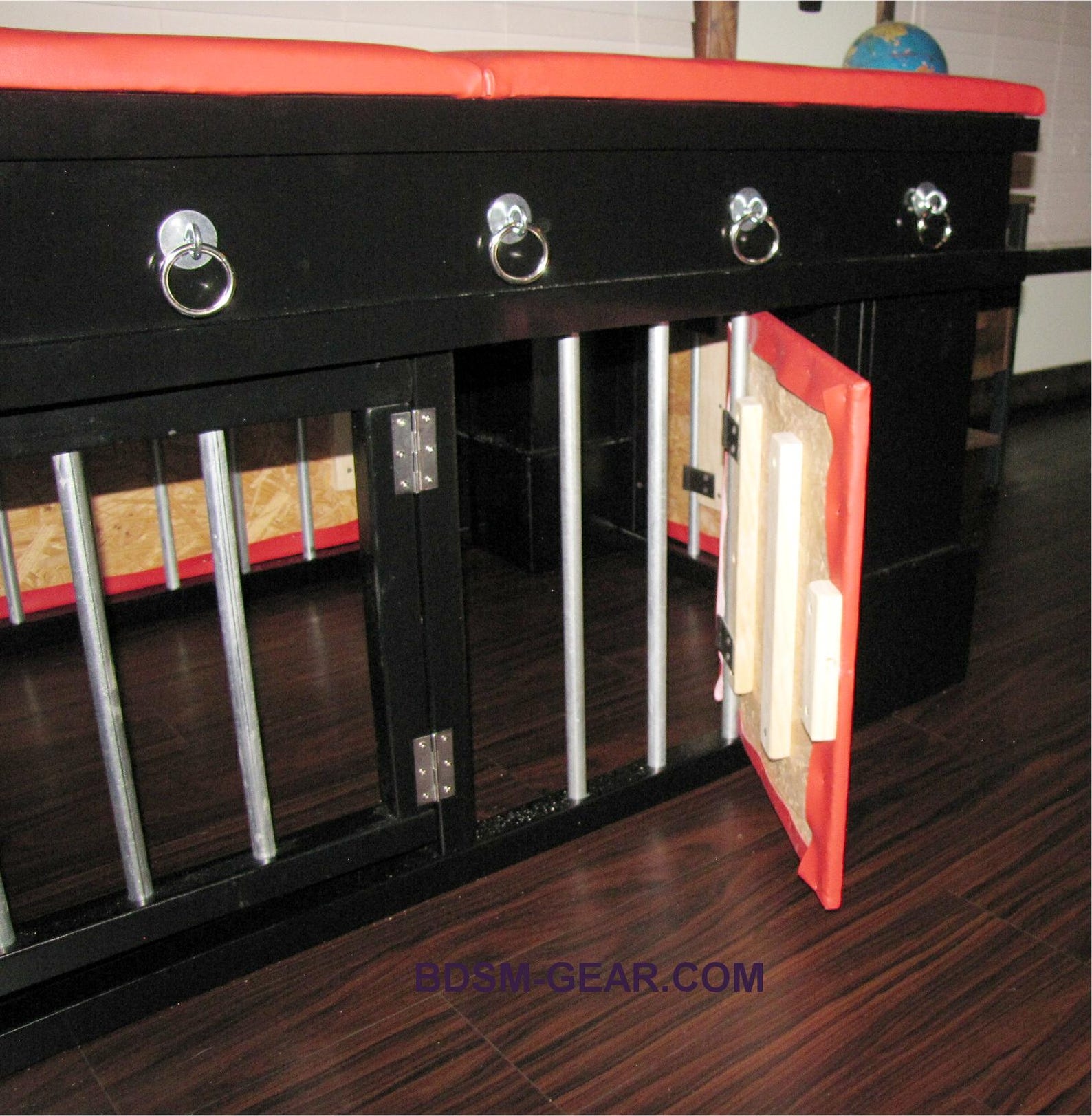 Bdsm Dungeon Bondage Table With Cage and Removable Panels. Bondage ...