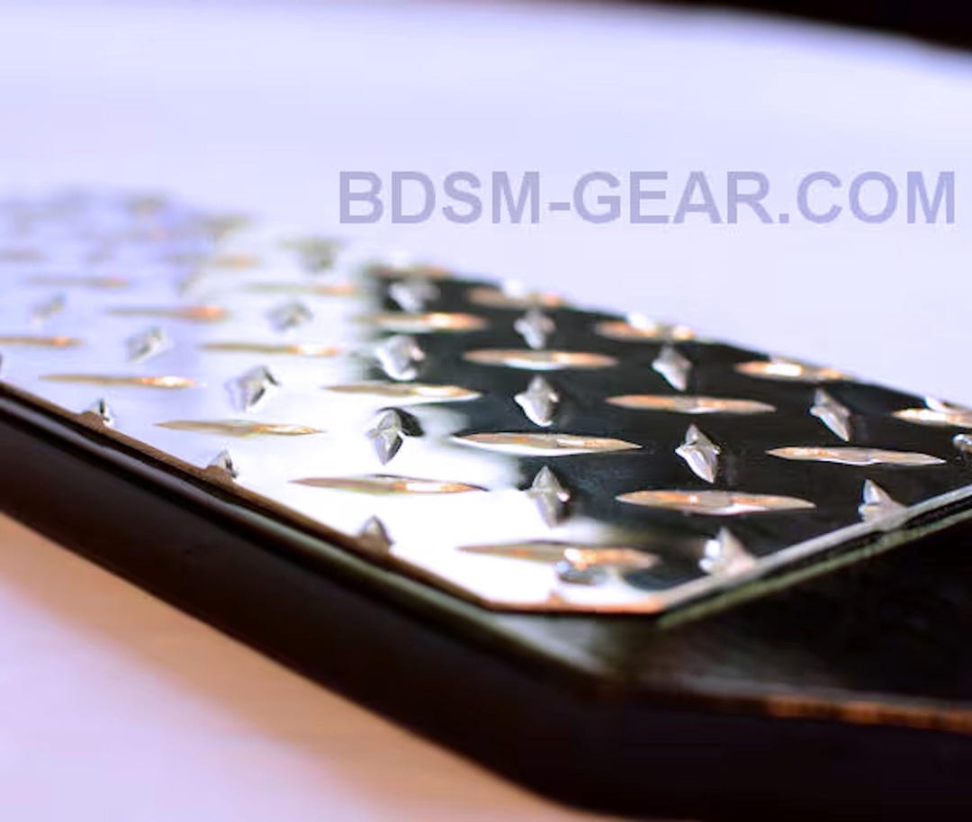 Diamond Plated Giant Punisher Paddle Bdsm Store Bondage Store Bdsm ...