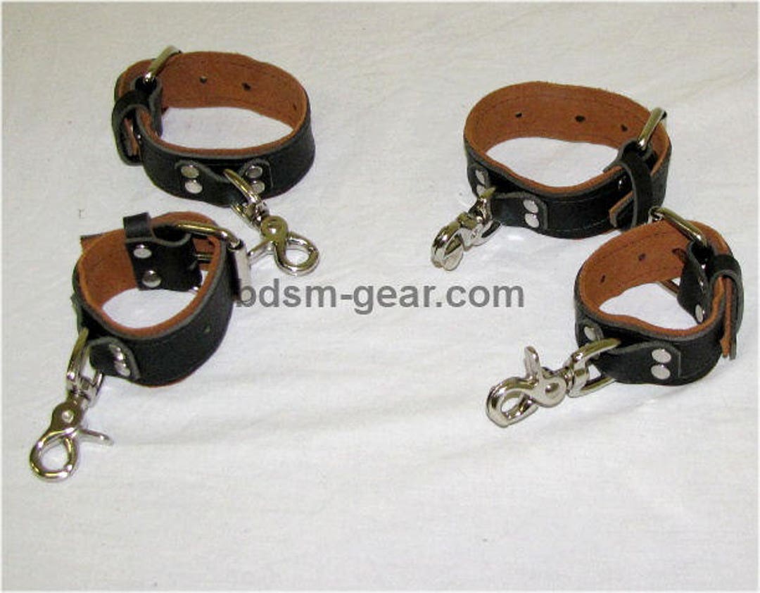 Deluxe Cuffs With Permanent Clips BDSM Wrist Cuffs Bondage - Etsy