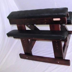 Deluxe 2 in 1 Spanking Horse Combo With Pads & Rails Padded Spanking ...