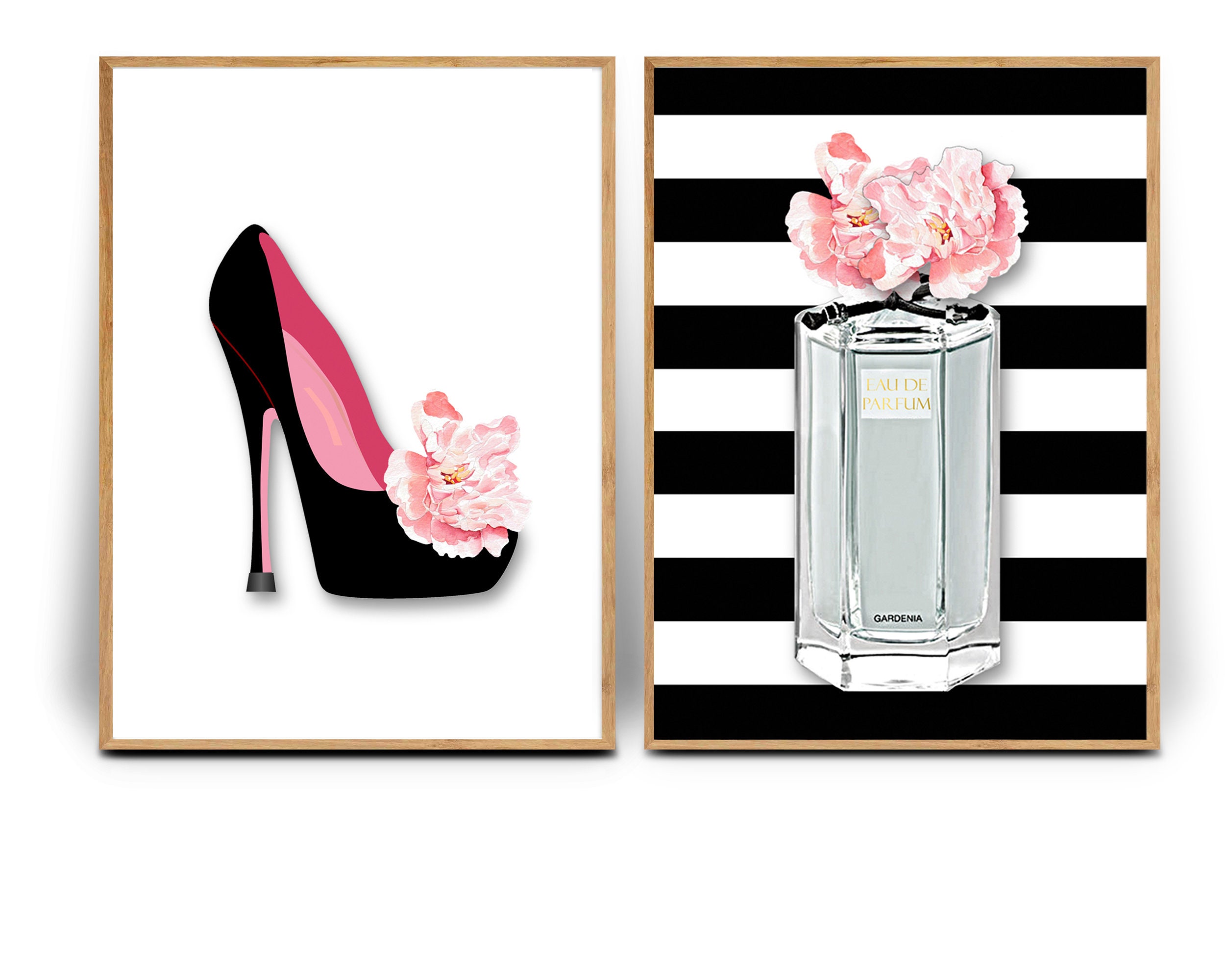 Fashion Print Set Fashion Poster Gallery Wall Prints | Etsy