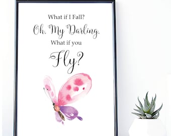 Oh but What If You Fly Print - Etsy