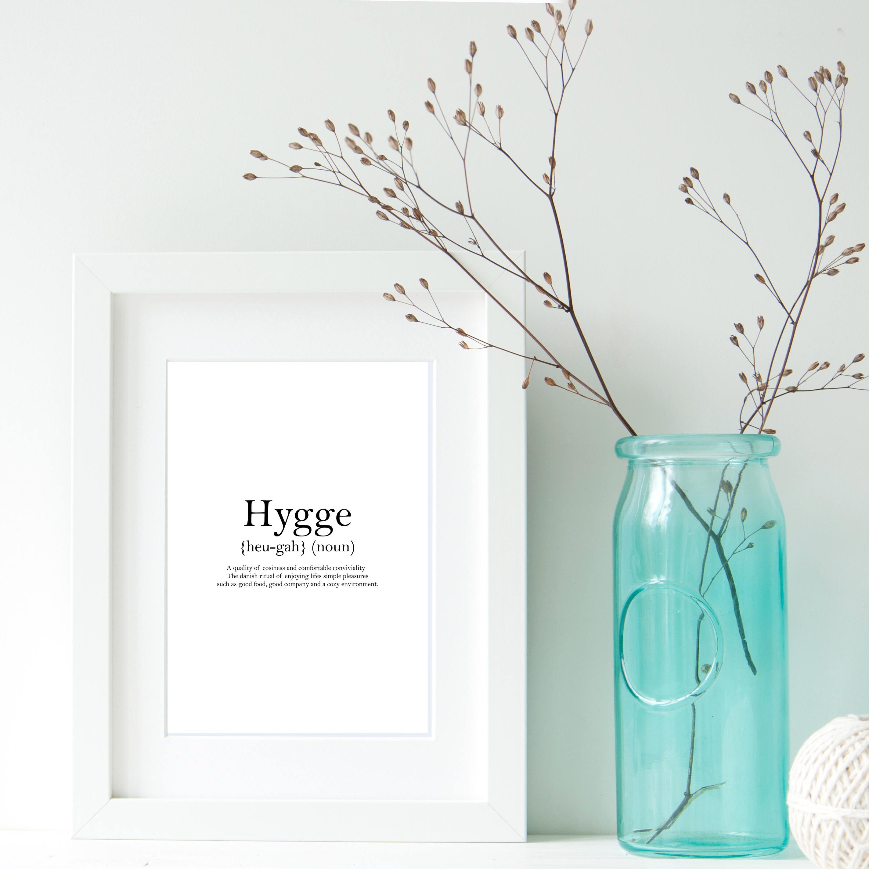 Hygge Print Hygge Definition Print minimalist poster | Etsy