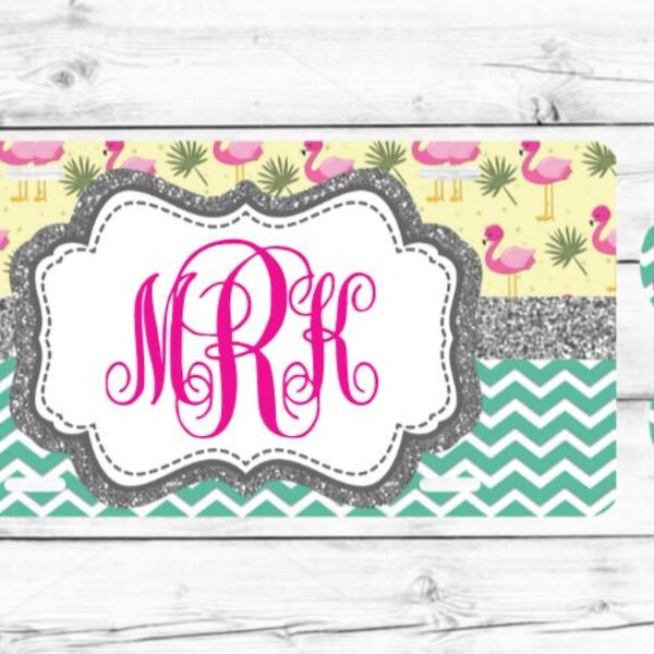 Chevron Car Tag - Etsy