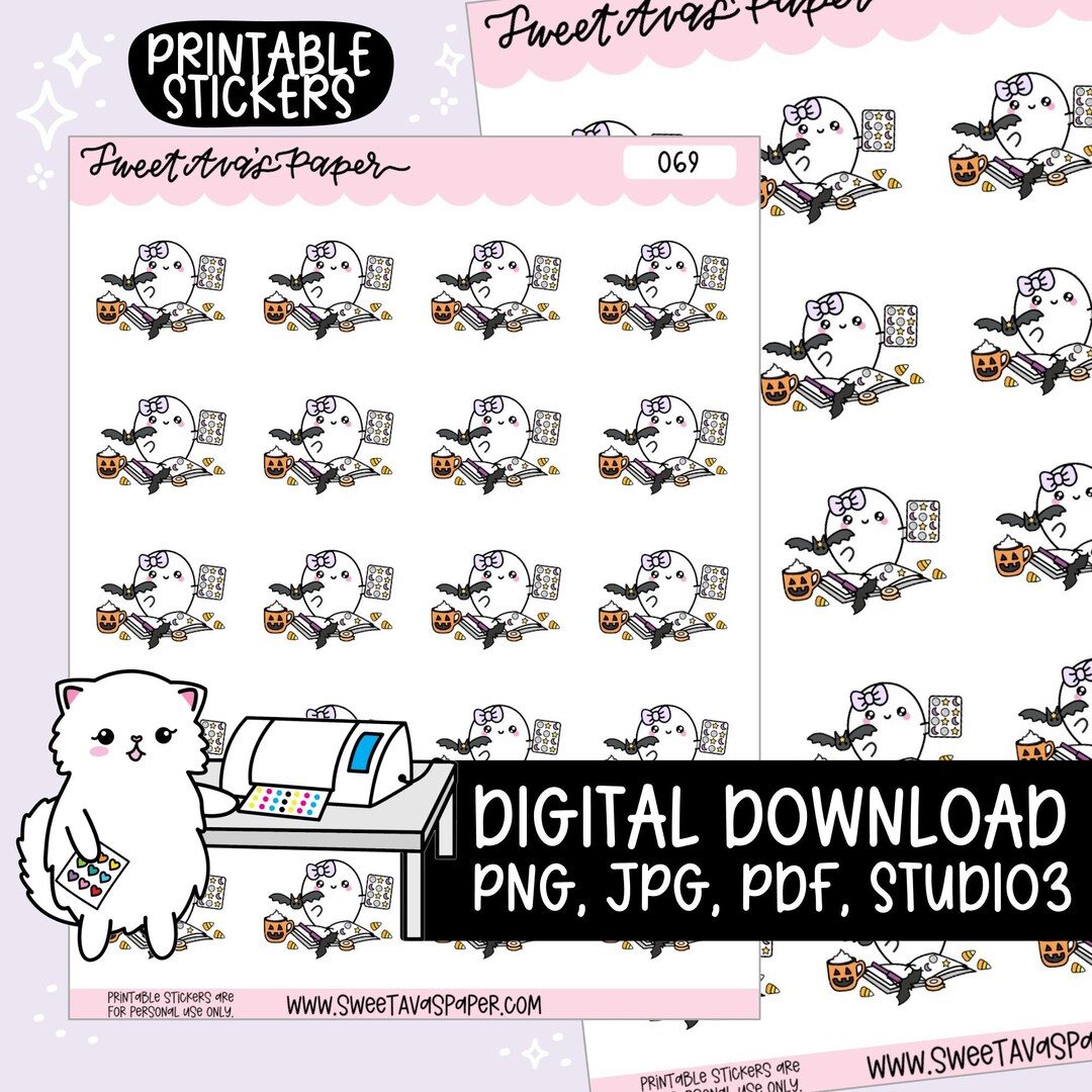 Boo Ghost and Lunar Haunted Plans - Instant Digital Download ...