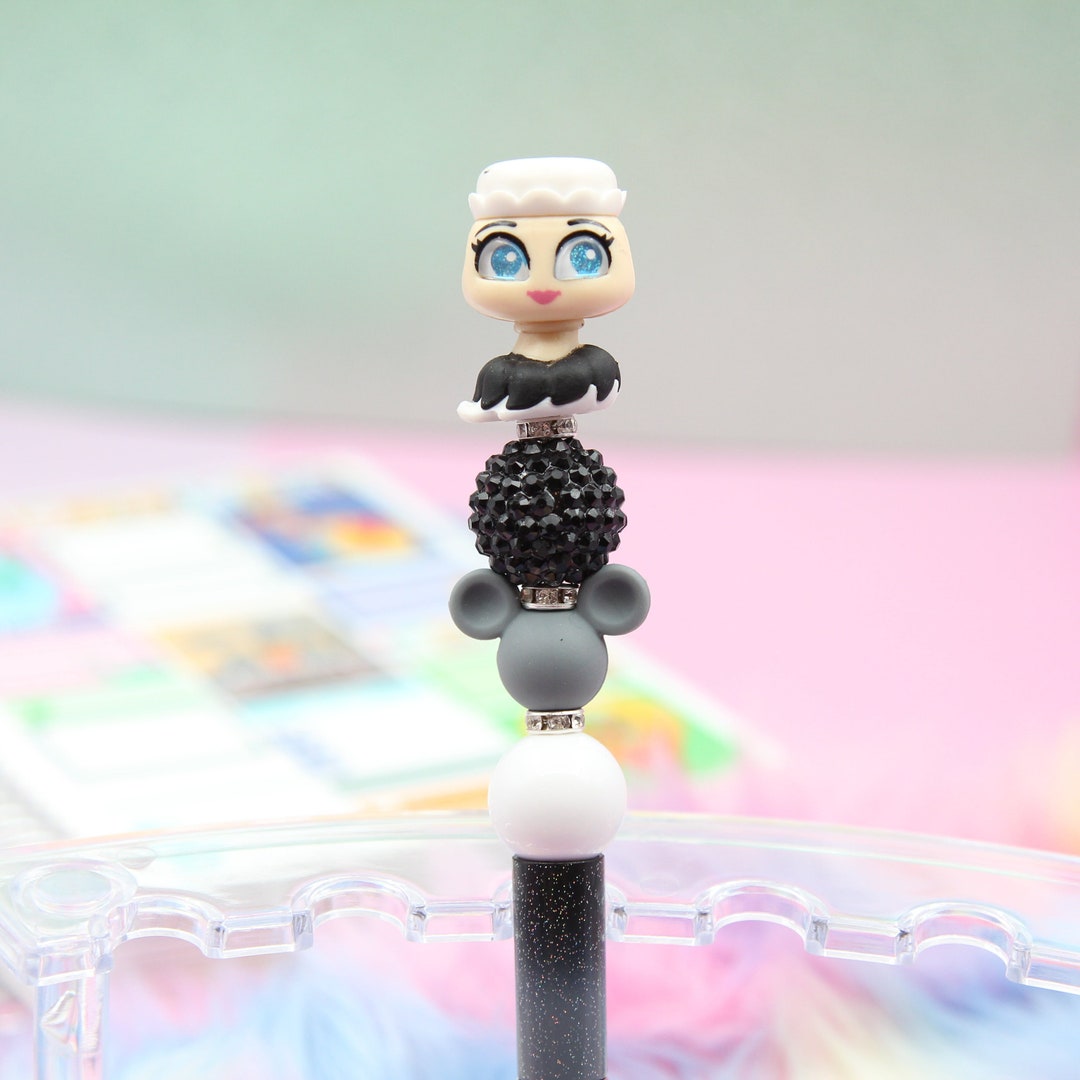 French Maid Duster Beaded Pen, Doorable Pen, Autograph Pen, Park Pen ...