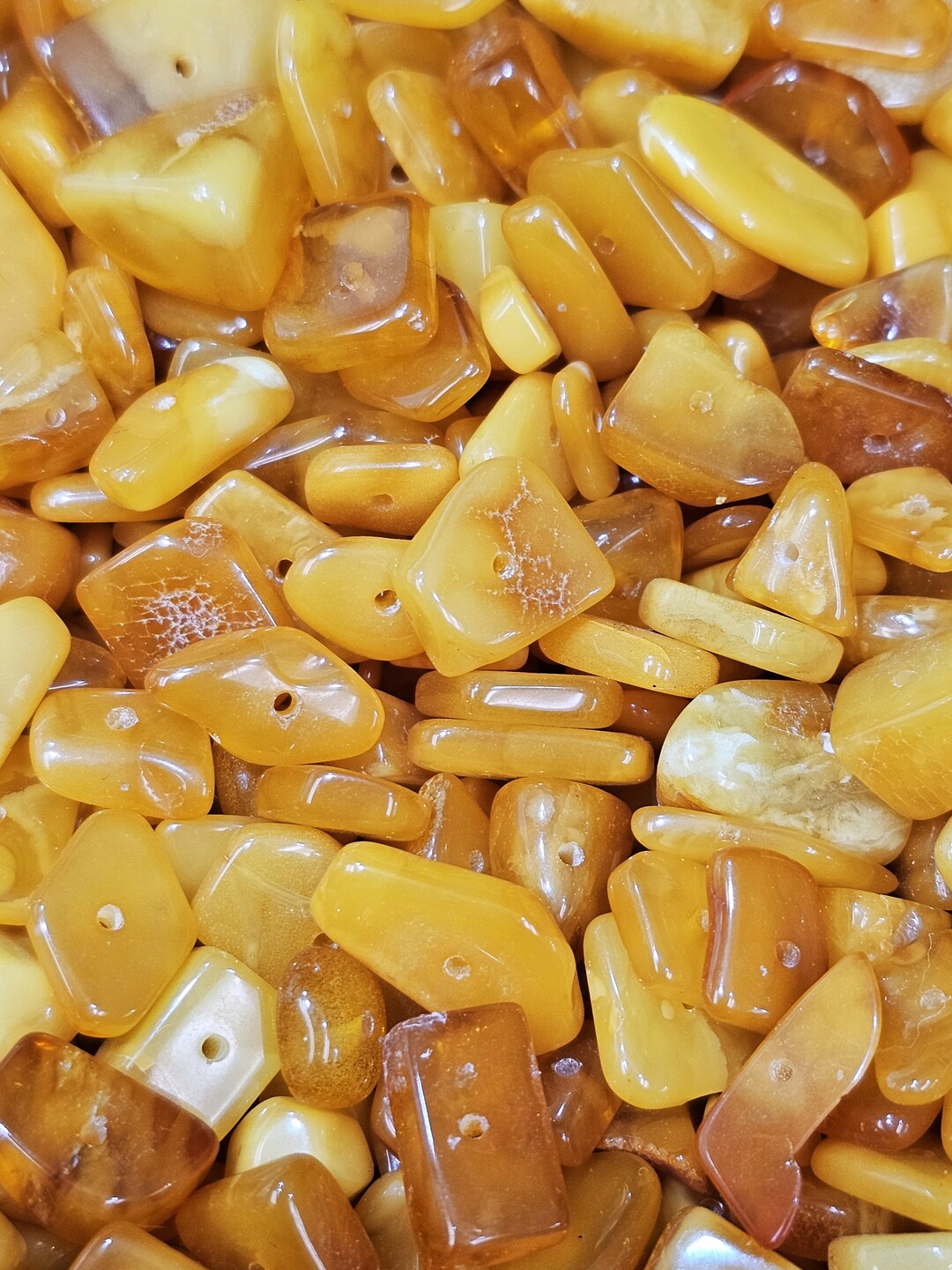 Butterscotch Baltic Amber Chip Beads: 20, 40, 100 Carat Lots - Etsy