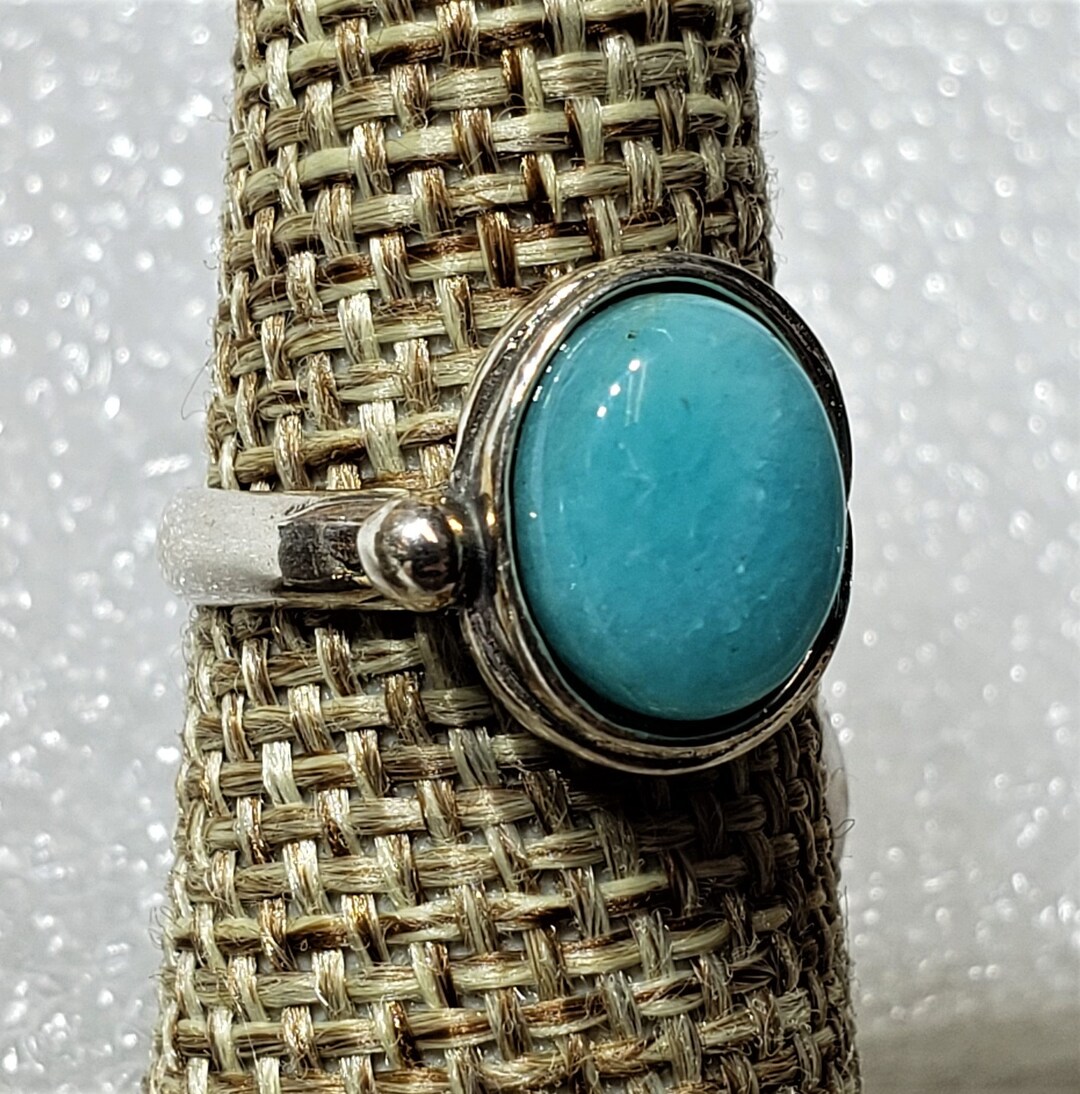 Sale Natural Not Treated Peru Amazonite in Solid Silver 925 Ring Sizes ...