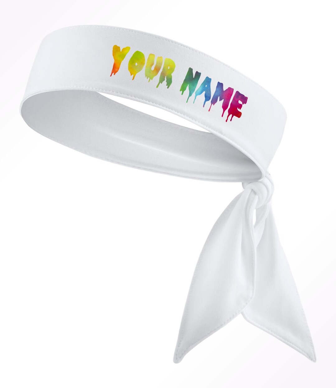 Custom Personalized Drippy Name B3 U ATHLETICS Head Tie Headband ...