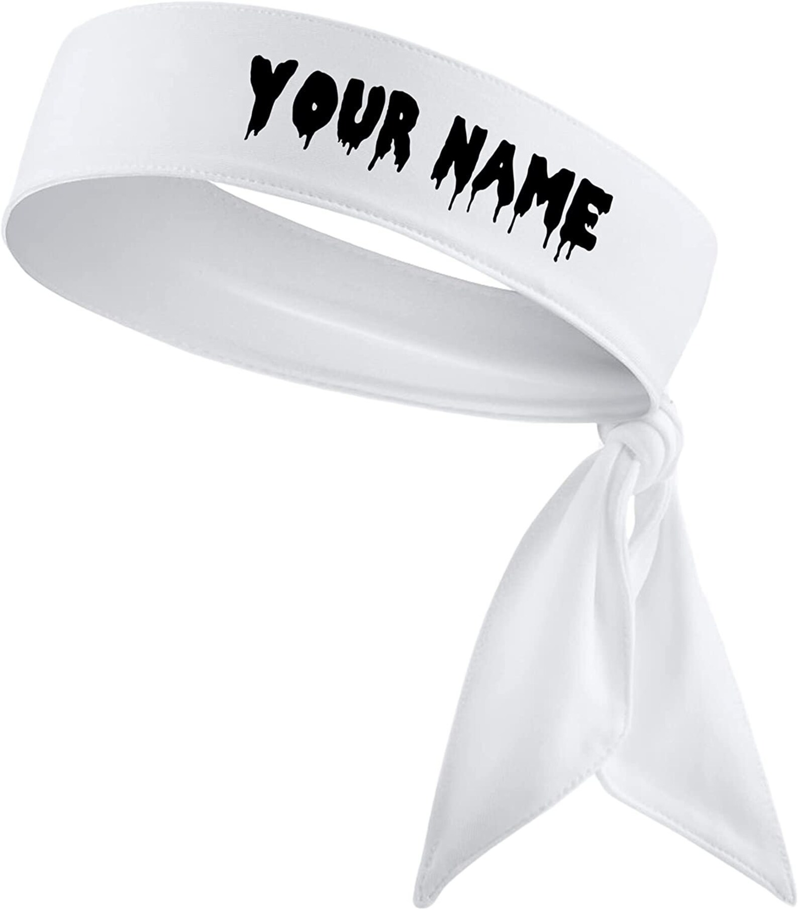 Custom Personalized Drippy Name B3 U ATHLETICS Sports Head Tie | Etsy