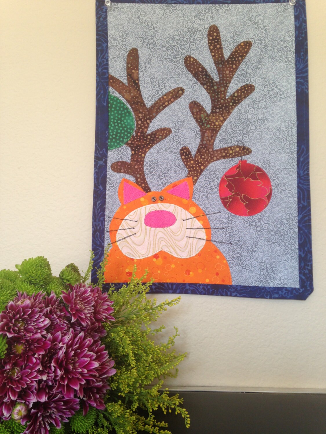 Reindeer Cat Quilt Karma Pattern Paper Strip Piecing Raw - Etsy