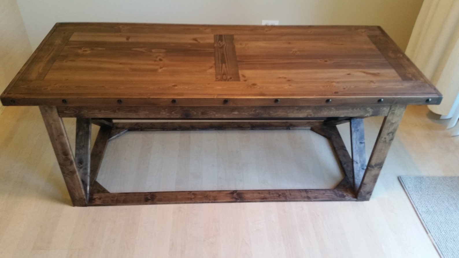 Rustic Wood Coffee Table - Etsy