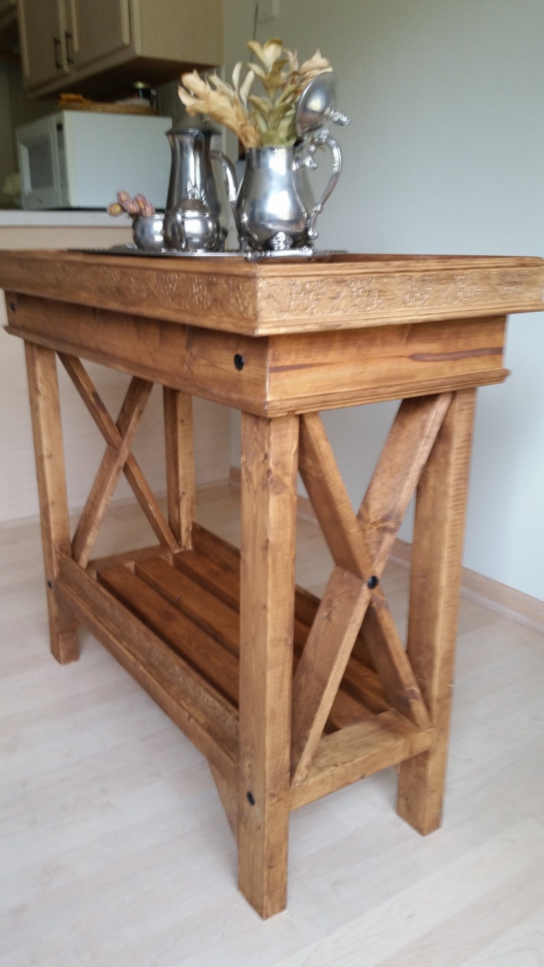 Rustic Liquor Table - Etsy